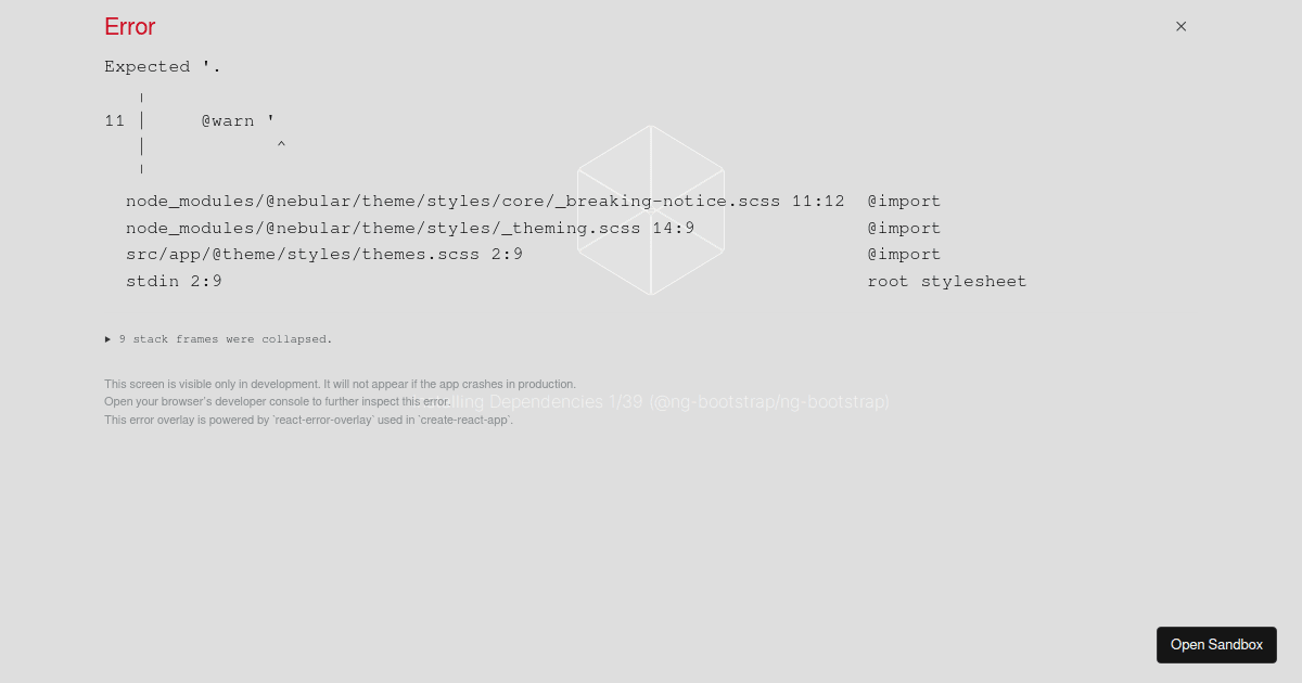 Ngx Admin Codesandbox