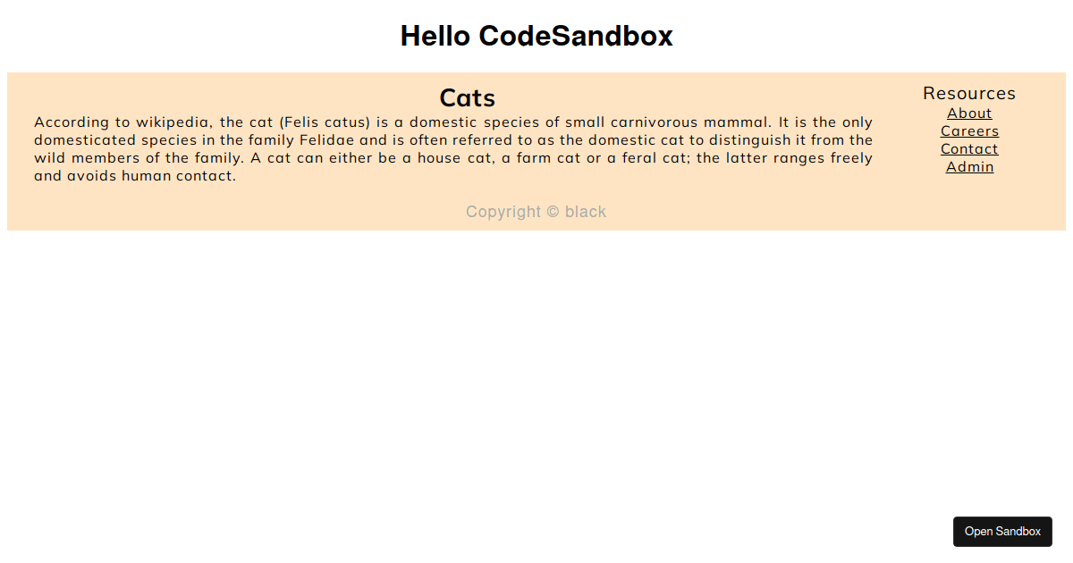 fervent-bush-ruvhc - Codesandbox