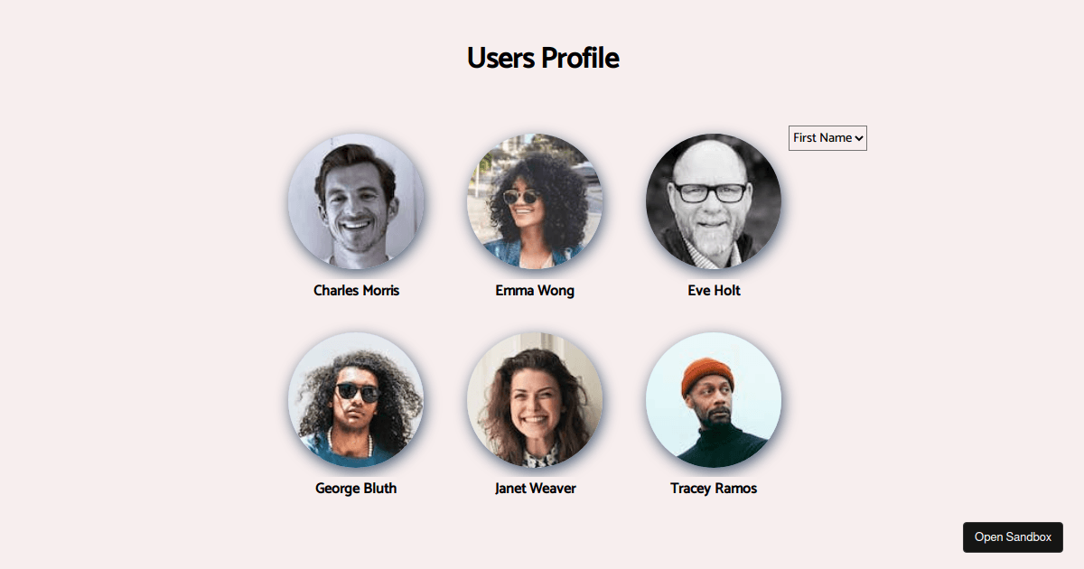 assignment - Codesandbox