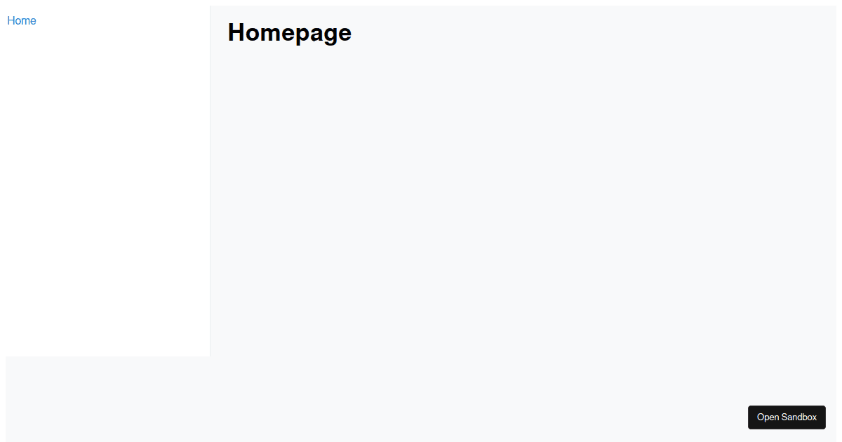 Skeleton - Codesandbox