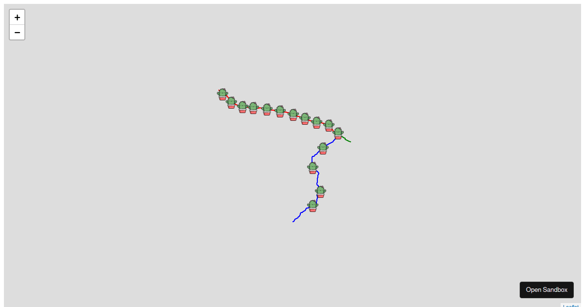 customazing react-leaflet GeoJson - Codesandbox