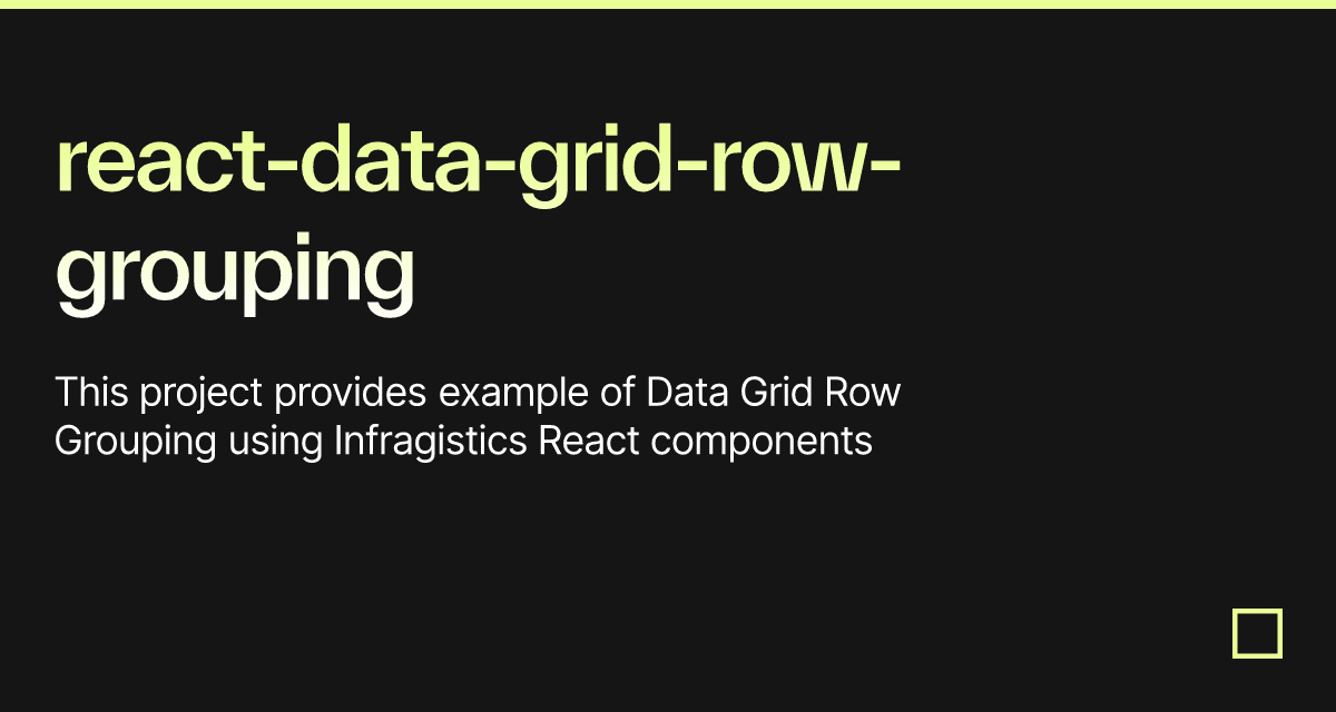 react-data-grid-row-grouping - Codesandbox react-data-grid-row-grouping - Codesandbox