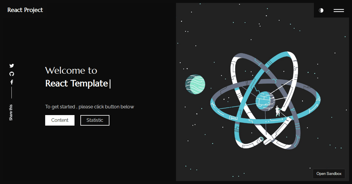 Hello React Codesandbox