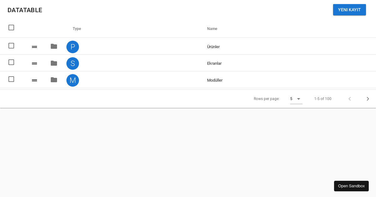 Vuetify DataTable (forked) - Codesandbox