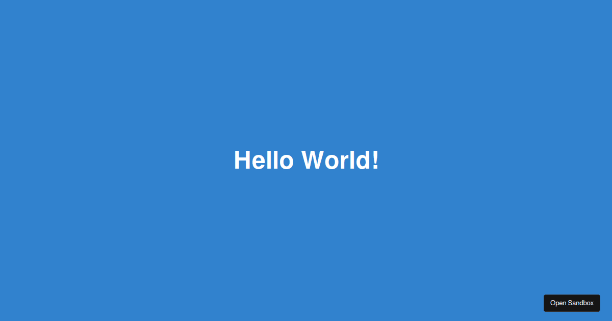 Tailwindcss React Boilerplat Forked Codesandbox