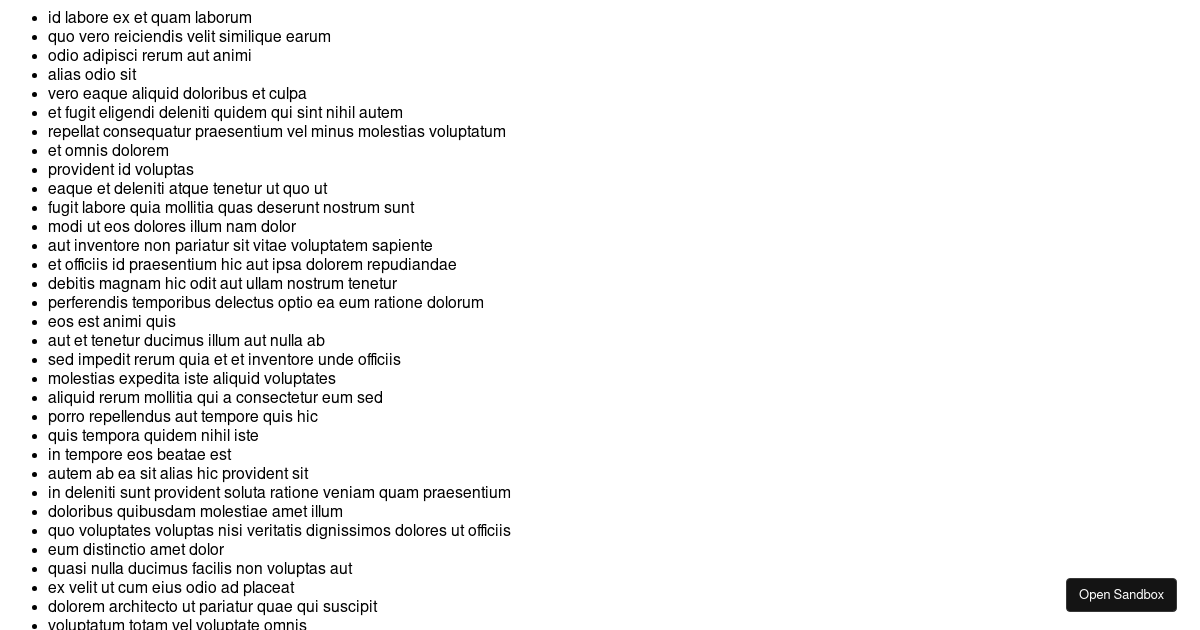 Infinite Scroll Example - Codesandbox