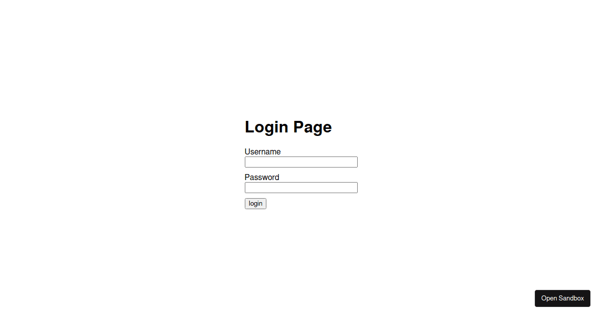 login-authentication-usecontext - Codesandbox