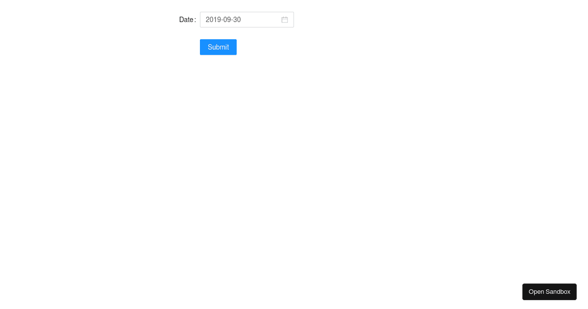 基本使用 - Ant Design Demo - Codesandbox