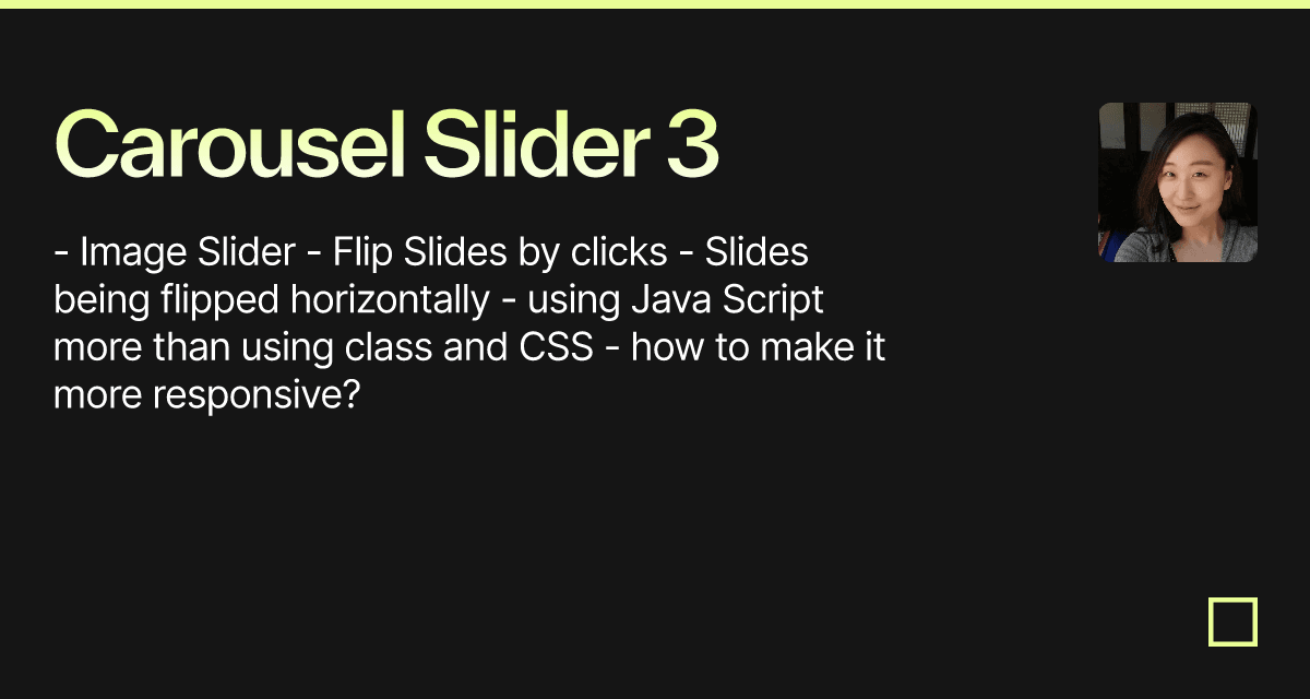 Carousel Slider 3 - Codesandbox