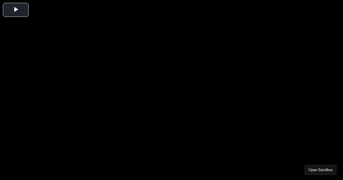 HLS Demo (forked) - Codesandbox