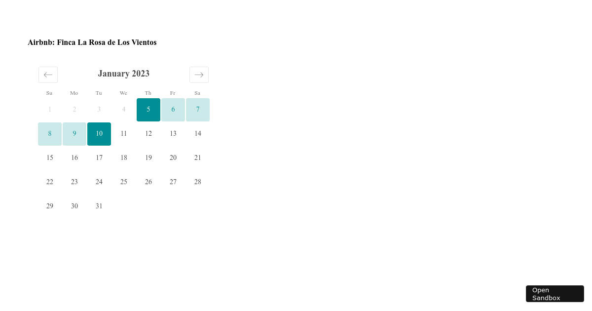 React Dates Calendar With Online Reservations From Airbnb Forked Codesandbox