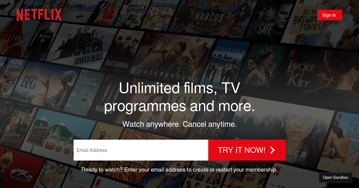 netflix-clone - Codesandbox