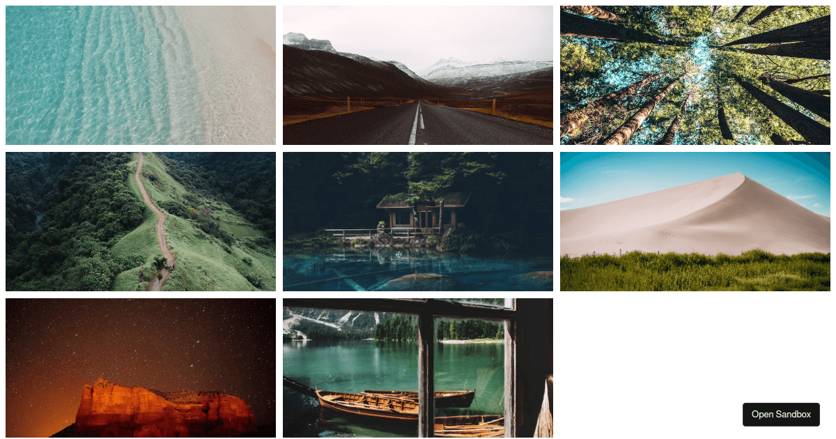 Overlay Example Forked Codesandbox