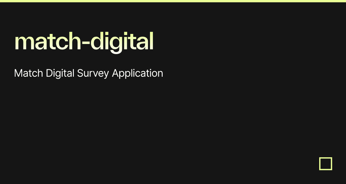 match-digital - Codesandbox