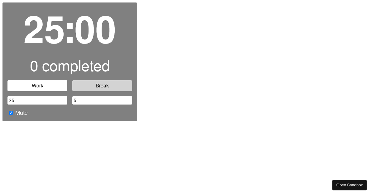 remol-pomodoro - Codesandbox