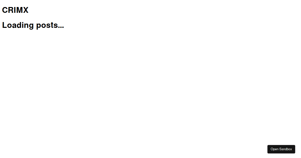 suspense - Codesandbox