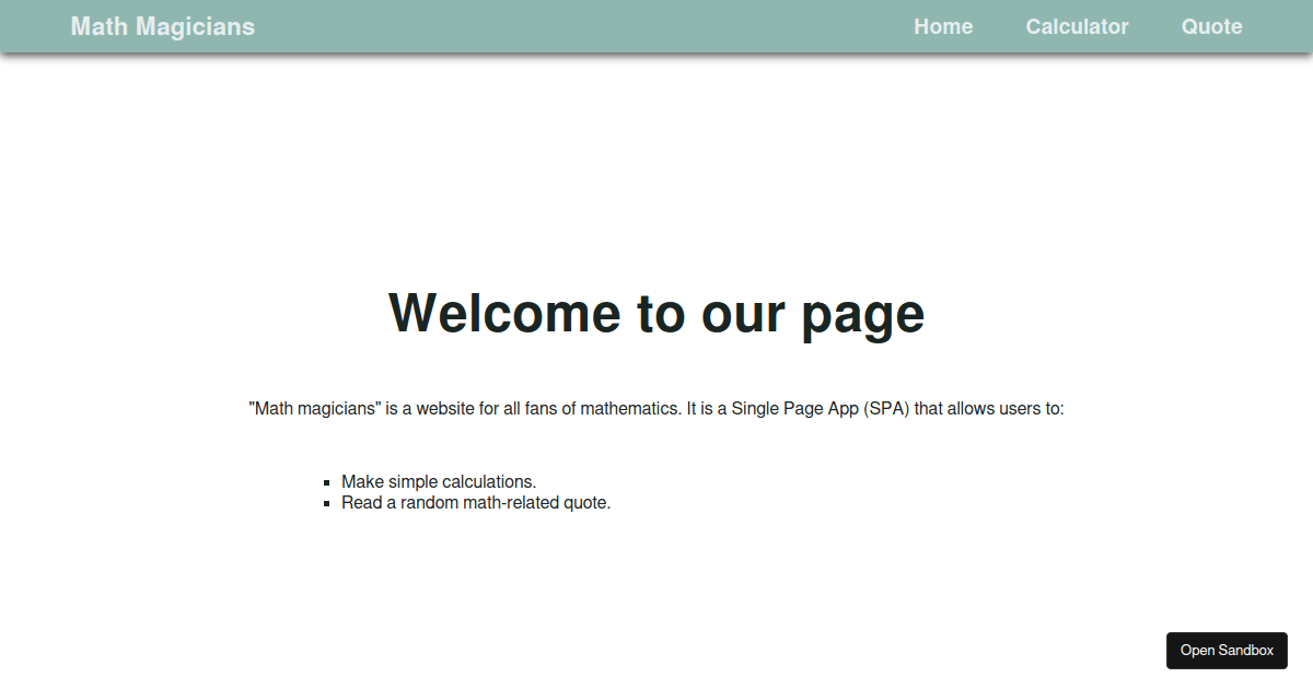 math-magicians - Codesandbox