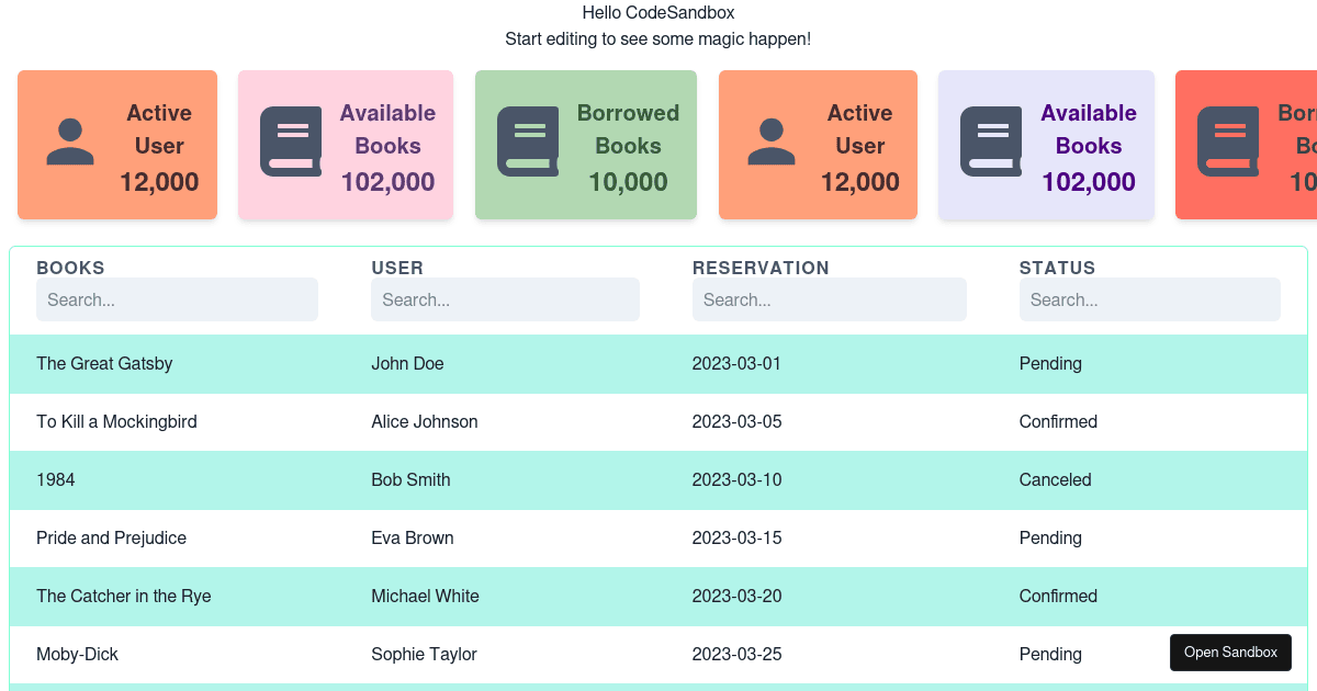library-management-system - Codesandbox