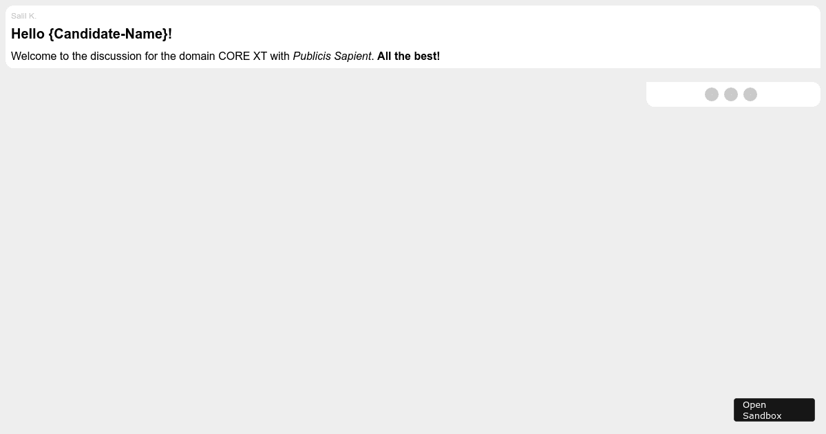 my-discussion-template - Codesandbox