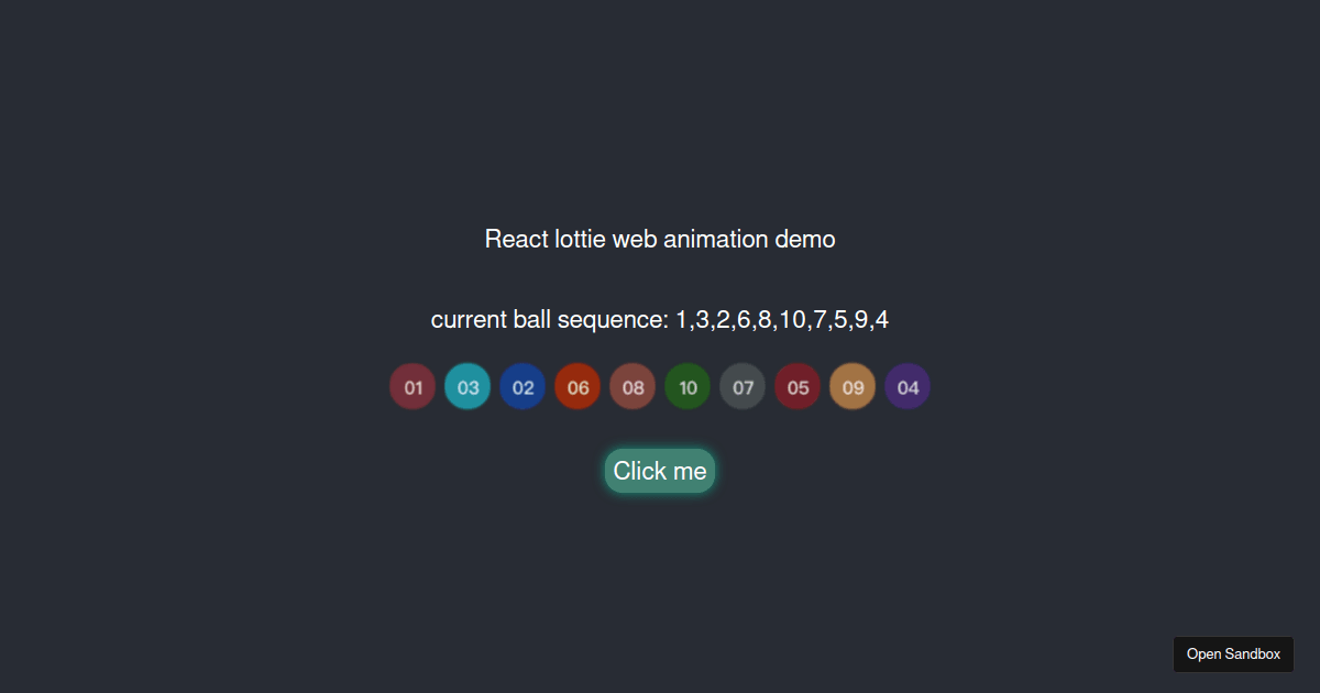 react-lottie-web-animation-demo - Codesandbox