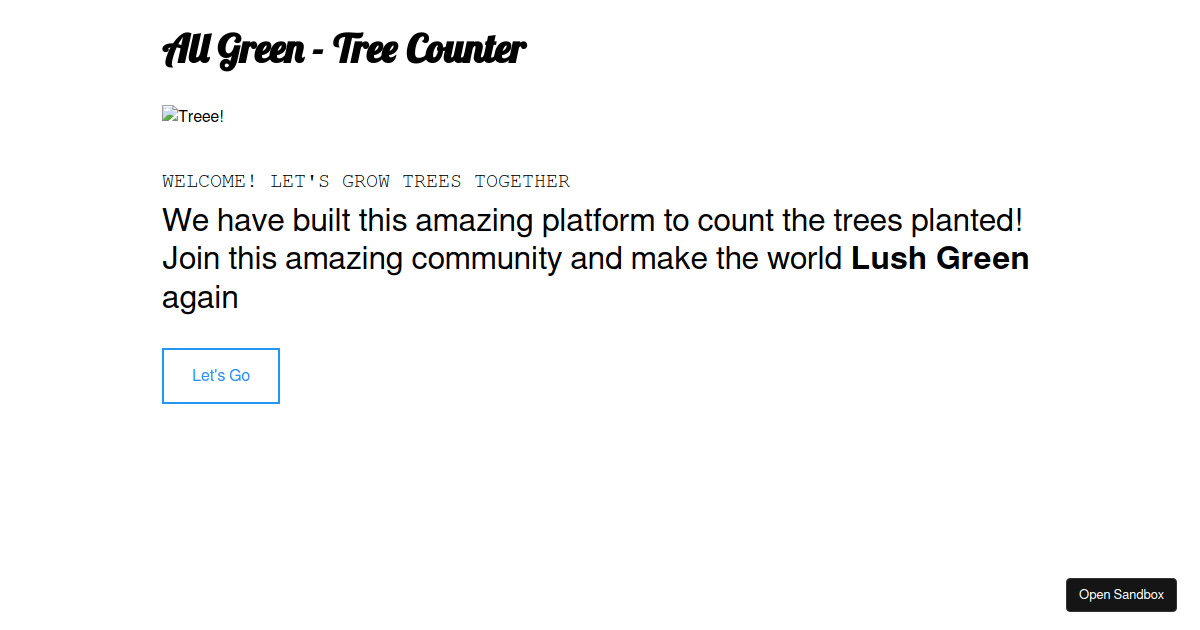 plant-tress - Codesandbox