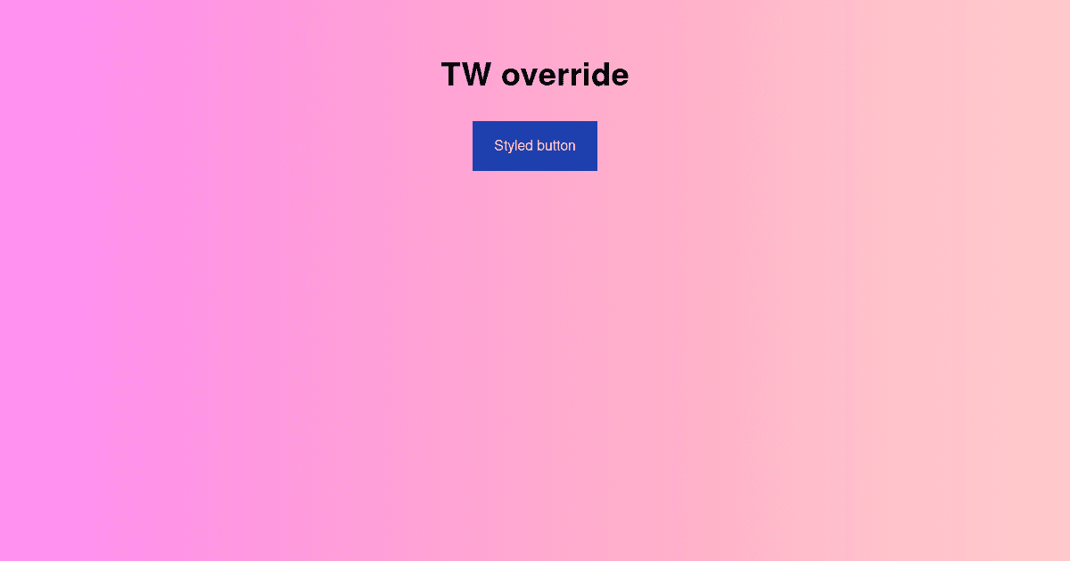 tailwind-override-in-react-component-disabled - Codesandbox