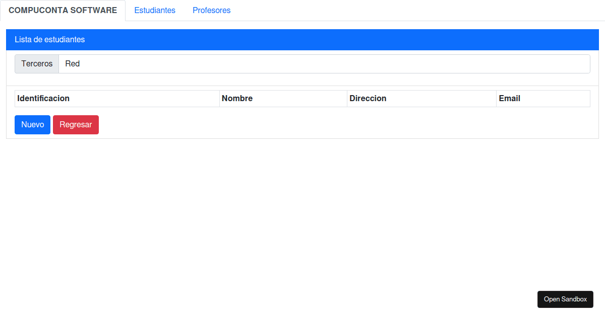 proyecto-react - Codesandbox
