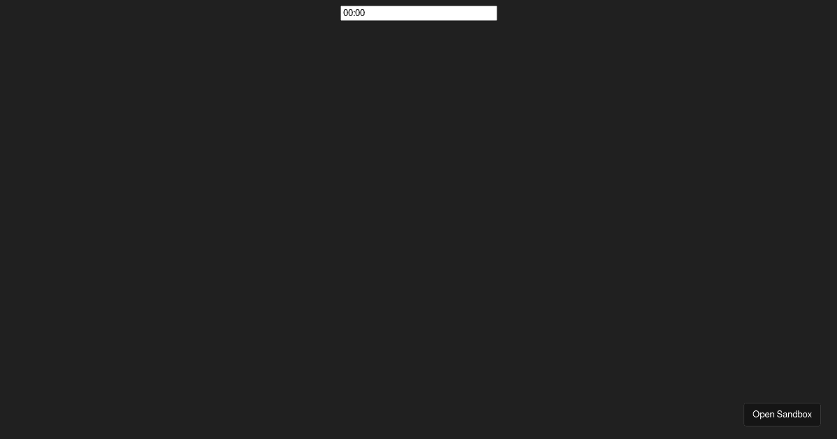 time-field-input (forked) - Codesandbox