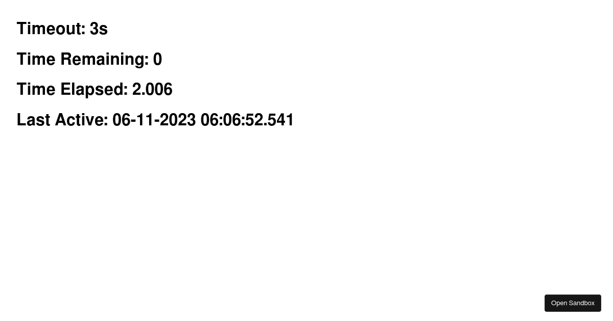 react-idle-timer-with-hook (forked) - Codesandbox
