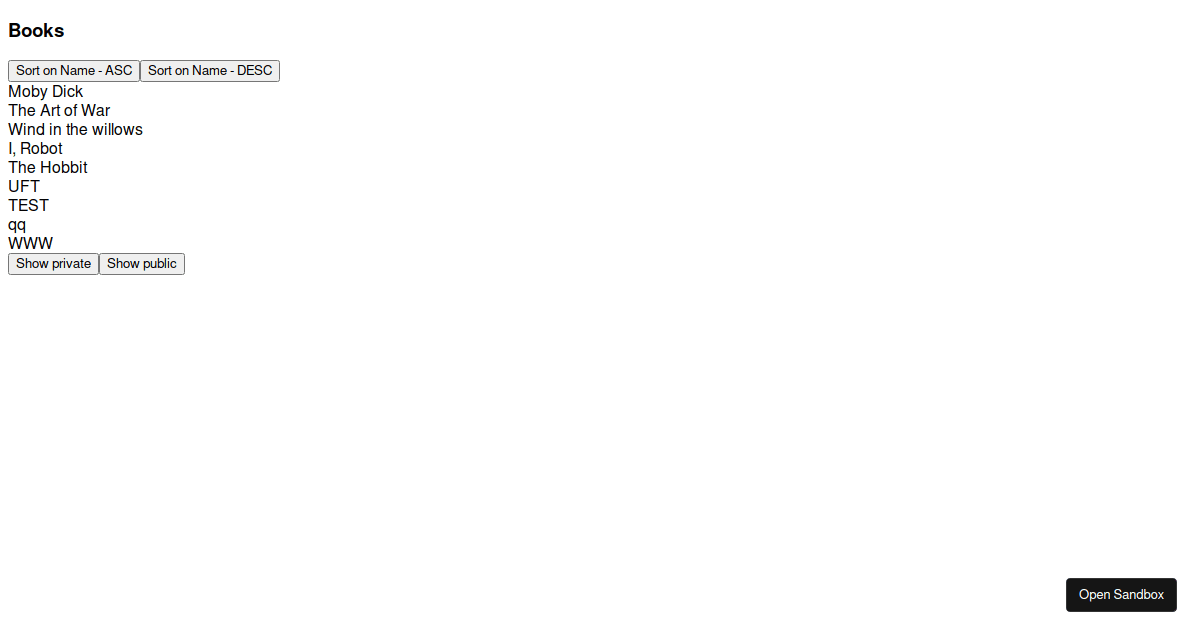 UFT Module 5 - Codesandbox