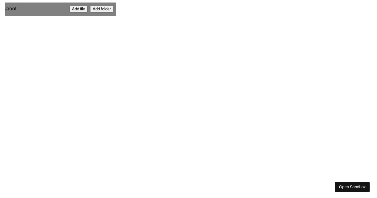 File System Codesandbox 