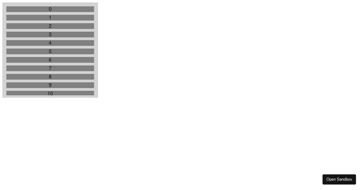 [Not Finished] [react-beautiful-dnd] Virtual List (forked) - Codesandbox