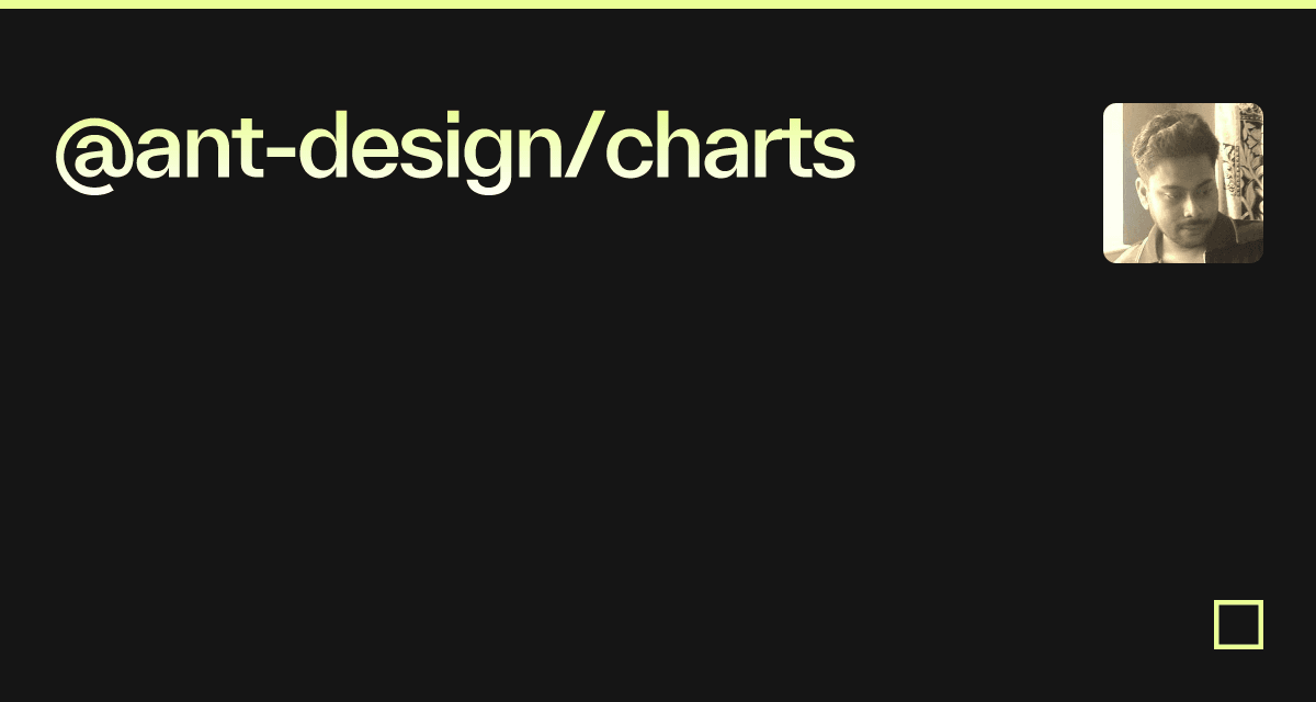 @ant-design/charts - Codesandbox