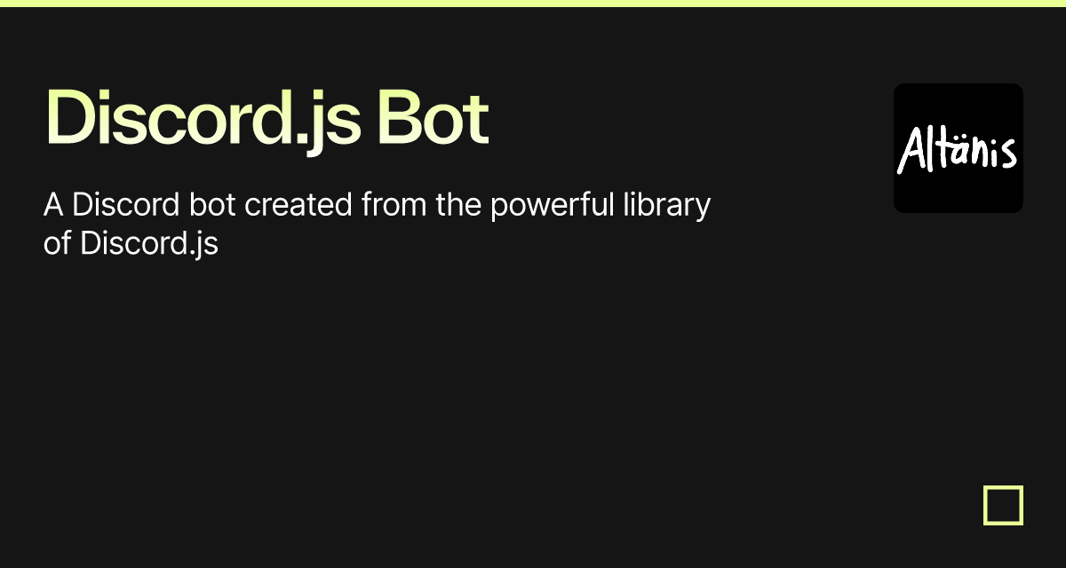 Discord.js Bot - Codesandbox