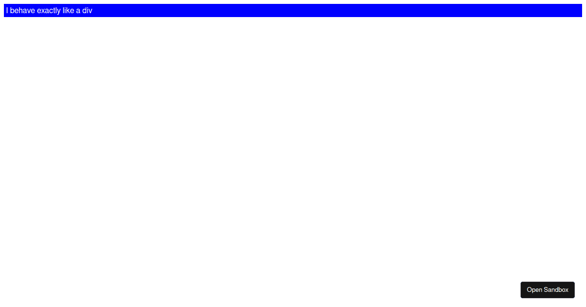 Custom Element Example Codesandbox
