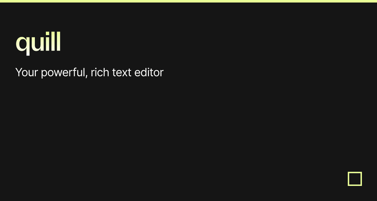 quill - Codesandbox