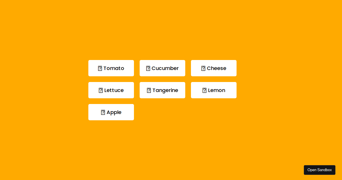 Framer Motion 5: Drag to reorder lists (forked) - Codesandbox