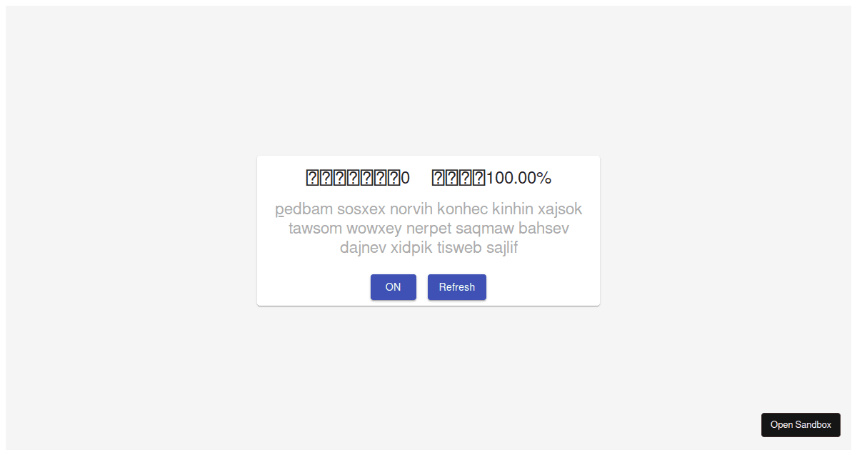 react-simple-typing-app - Codesandbox