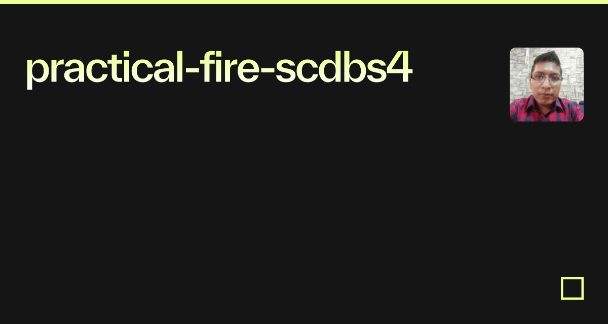 practical-fire-scdbs4 - Codesandbox