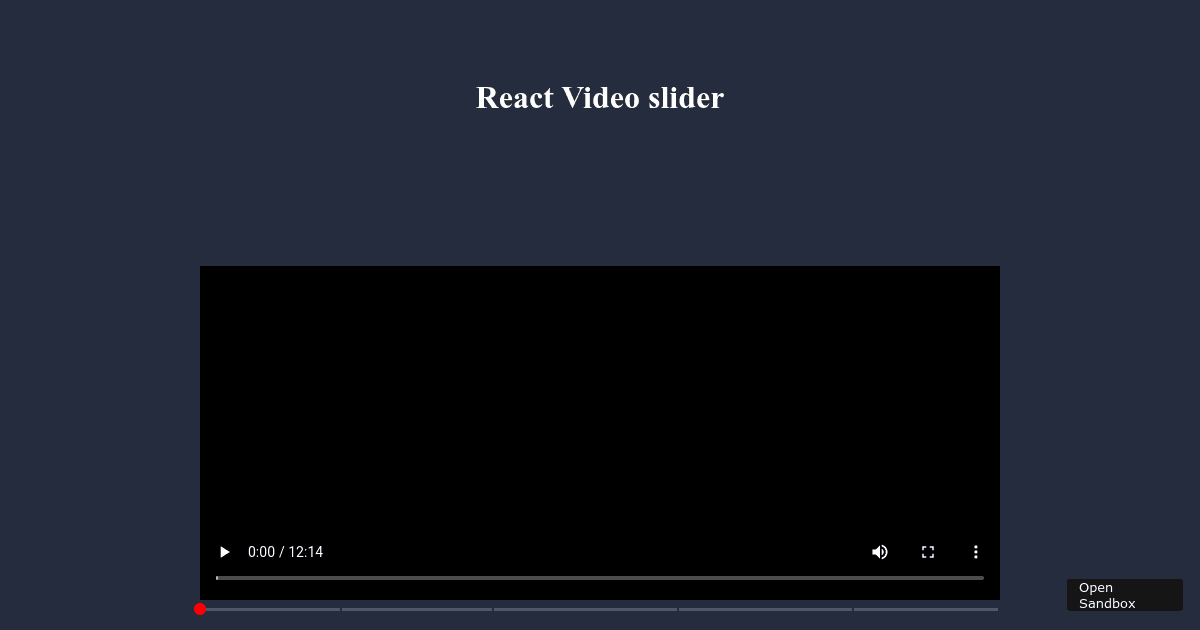 react-video-seek-slider (forked) - Codesandbox
