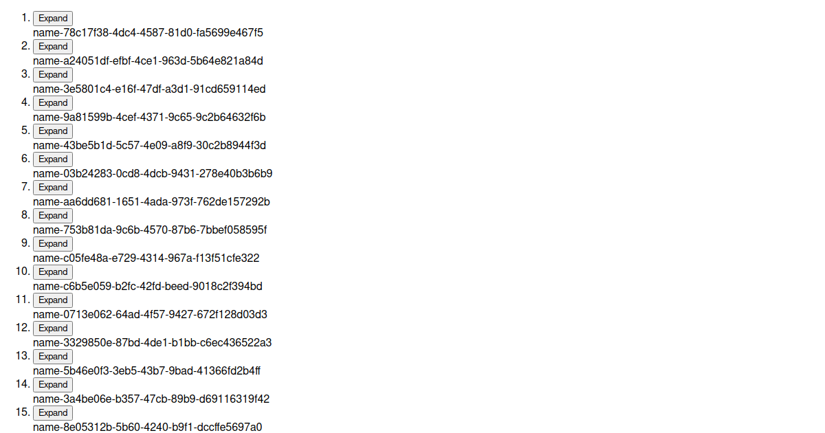 dojo tree example - Codesandbox