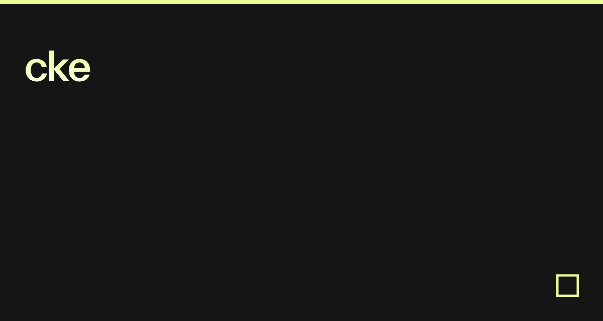 cke - Codesandbox
