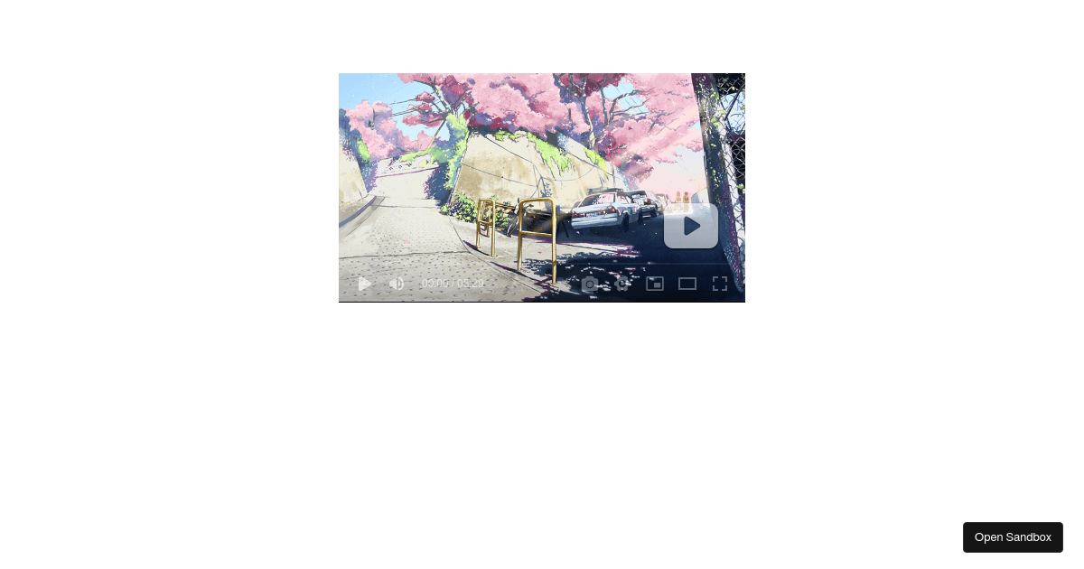 Artplayer React Demo Forked Codesandbox