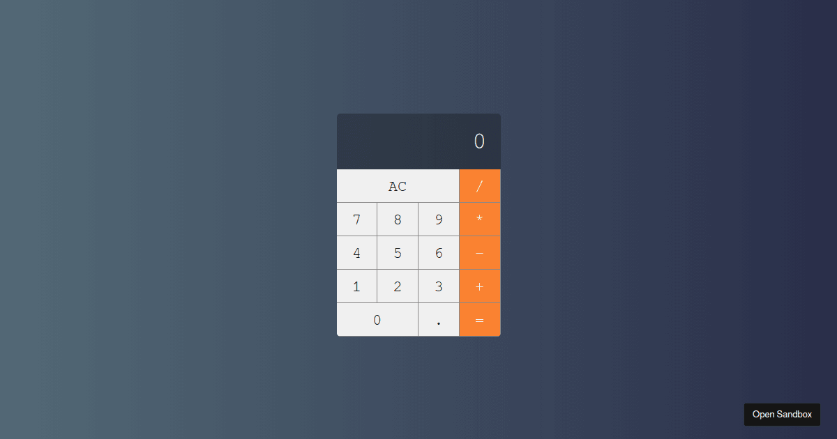 calculadora - Codesandbox