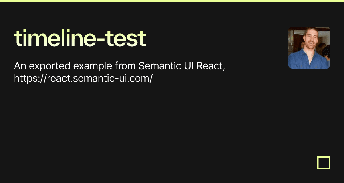 timeline-test - Codesandbox