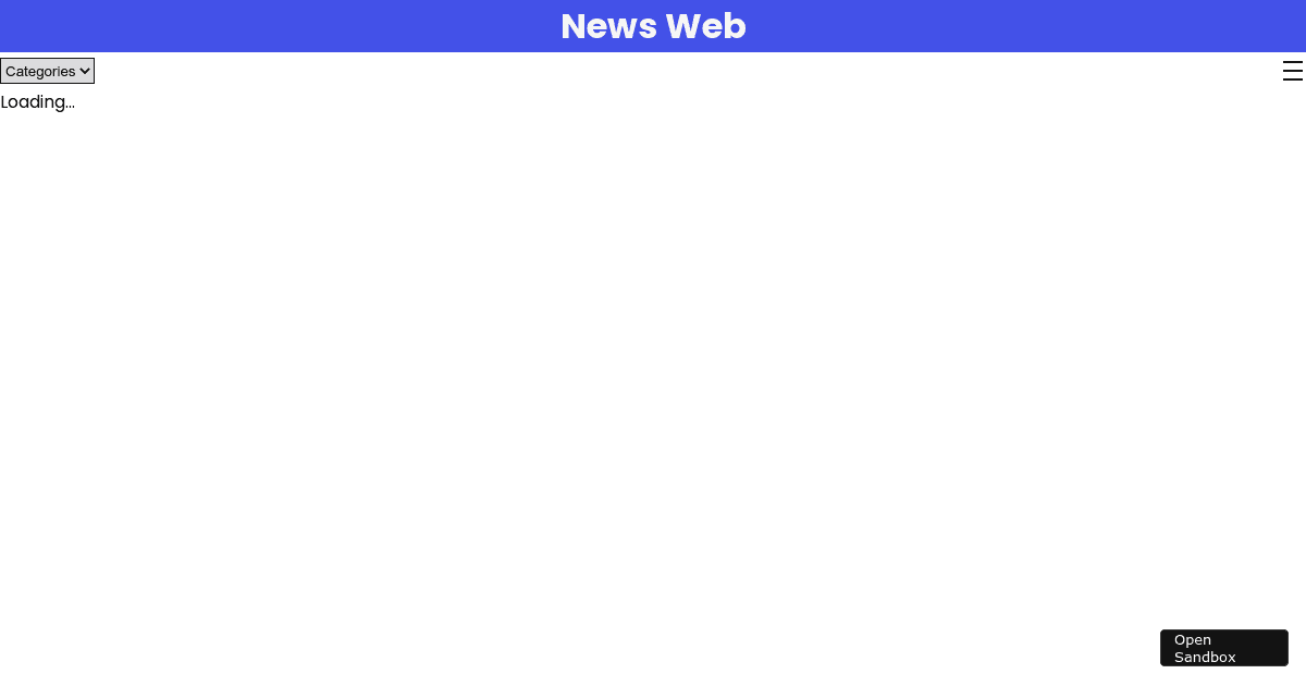 news-web - Codesandbox
