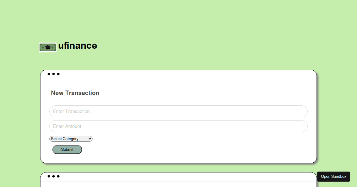 budget-app - Codesandbox