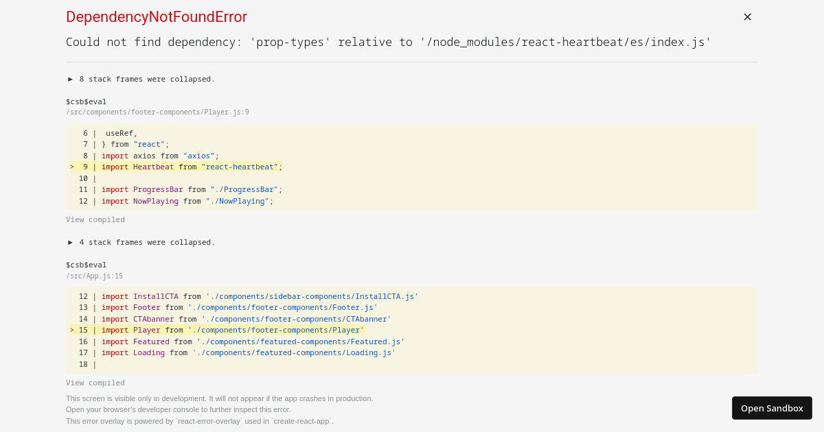 react-spotify-clone - Codesandbox