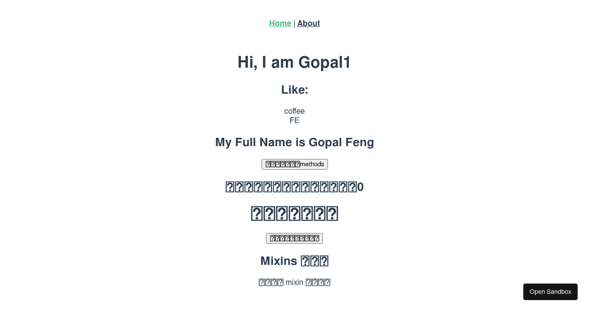 vue+Ts - Codesandbox