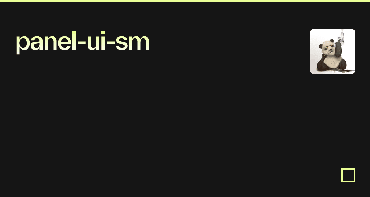 panel-ui-sm - Codesandbox